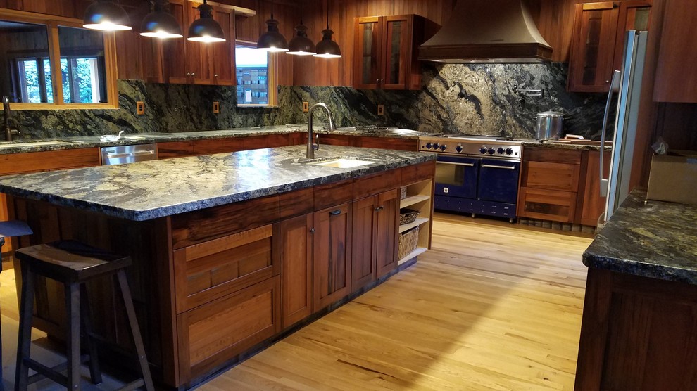 Leathered Spectrus Granite Kitchen Counter & Island - Kitchen - Other ...