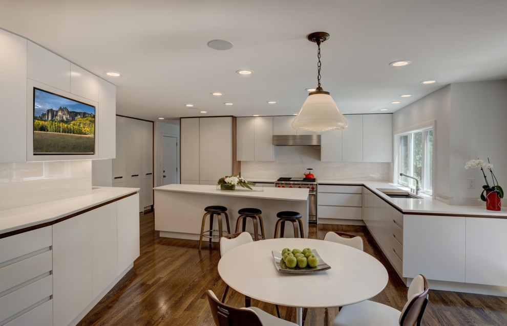Leawood White Hot Kitchen Cool - Modern - Kitchen - Kansas City - by ...