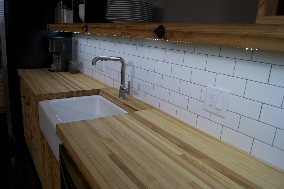 LED Light Strip Under Shelves Kitchen - Contemporary - Kitchen - San ...