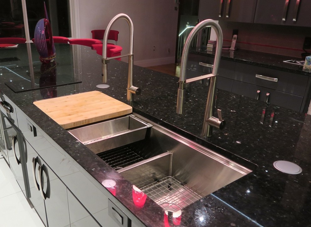 Ledge Kitchen Sinks 50 inch double bowl - Contemporary - Kitchen ...