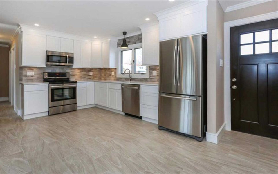 Levittown House Flip - Transitional - Kitchen - New York - by A Direct ...