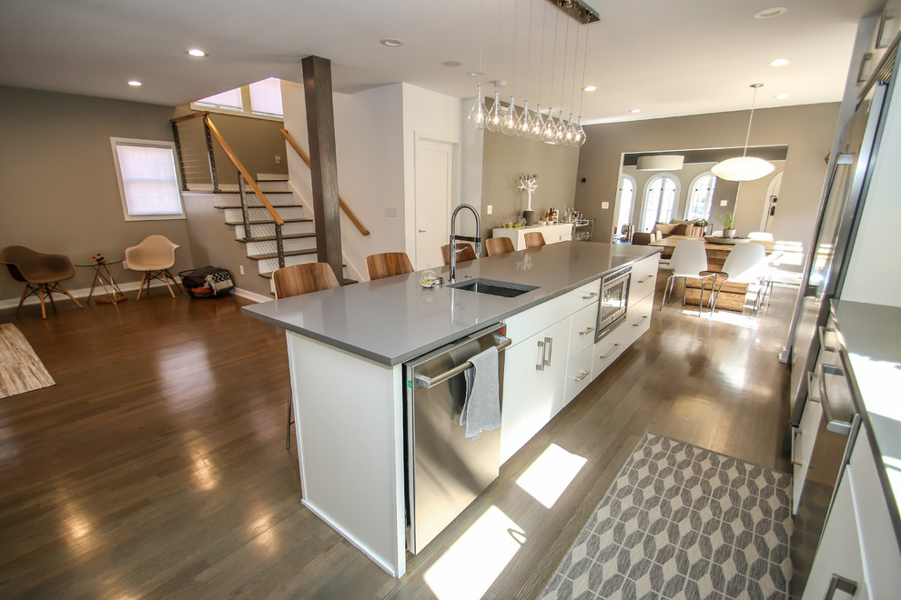 Lexington Blvd. Duplex Conversion - Modern - Kitchen - Milwaukee - by ...