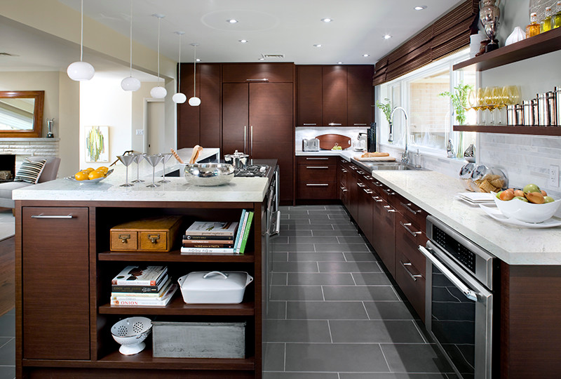 LG Viatera Quartz Countertop - Cirrus - Contemporary - Kitchen ...