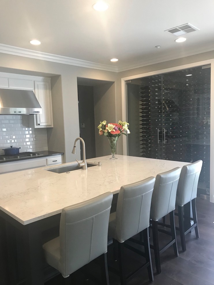 Lg Viatera Quartz “Karis” kitchen - Traditional - Kitchen - San ...
