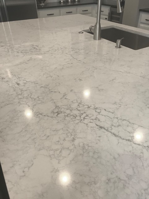 Lg Viatera Quartz “Karis” kitchen - Traditional - Kitchen - San ...