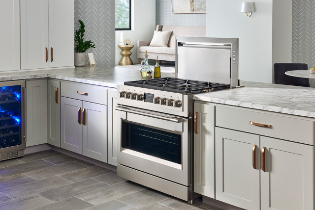 Lift Downdraft - Transitional - Kitchen - San Francisco - by ZEPHYR | Houzz