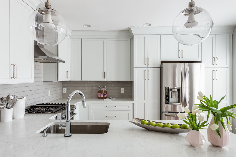 Light and Bright - Traditional - Kitchen - DC Metro - by Christy Kosnic ...