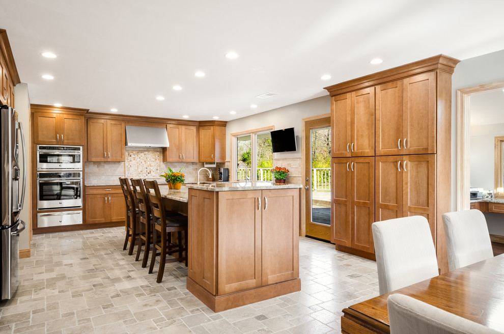 Light Birch Kitchen - Transitional - Kitchen - Philadelphia - by Main ...