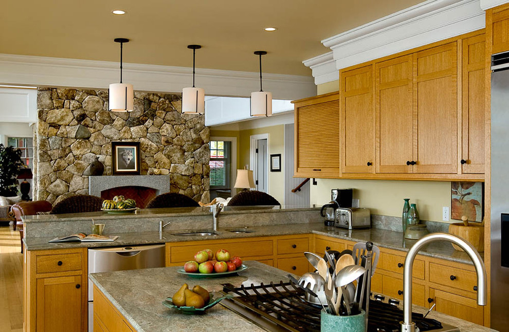 Lighthouse Cove Cottage - Traditional - Kitchen - Boston - by TMS ...