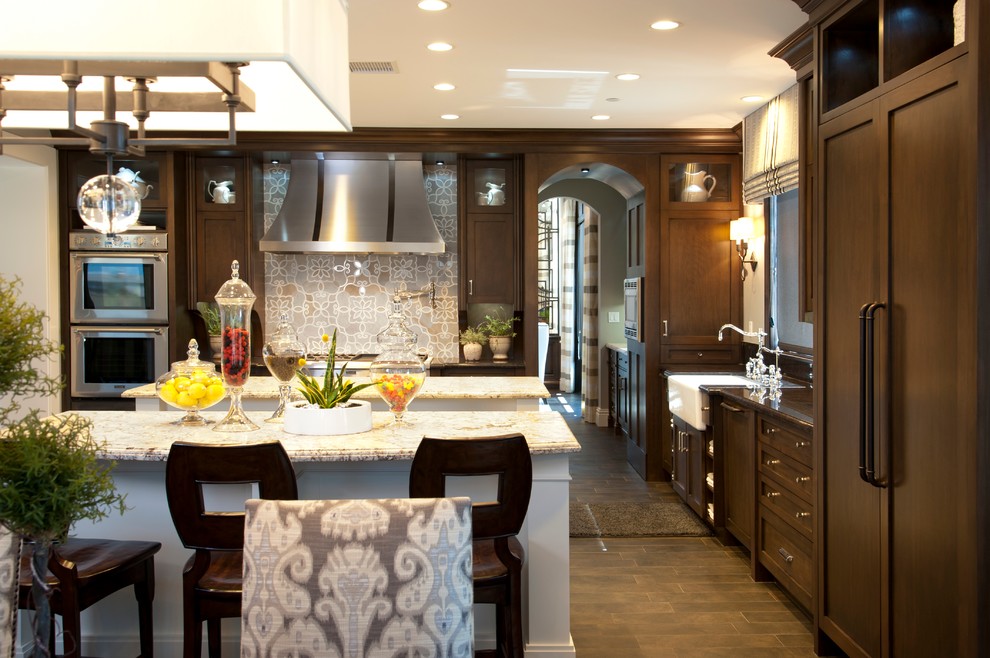 Lighting a Kitchen and Dining room - Traditional - Kitchen - San Diego ...