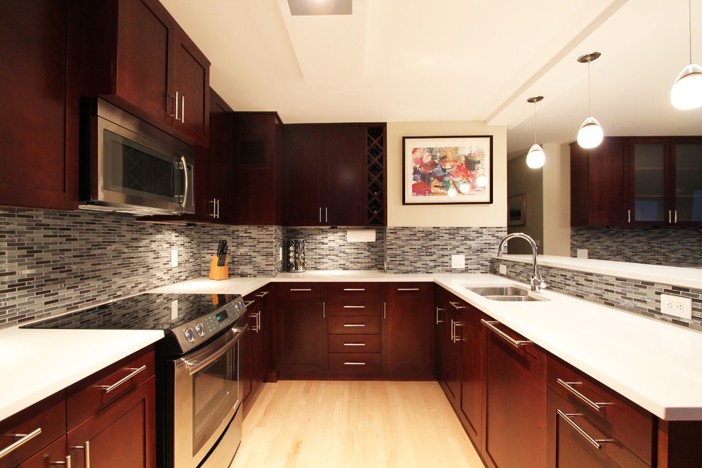 Lincoln Park High-rise Kitchen - Contemporary - Kitchen - Chicago - by ...