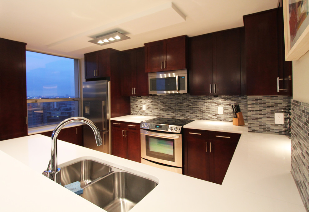 Lincoln Park High-rise Kitchen - Contemporaneo - Cucina - Chicago - di ...