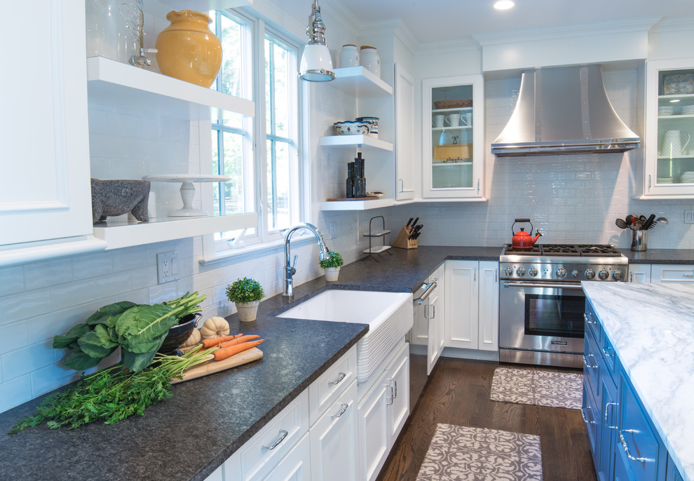 Little Silver Kitchen - Transitional - Kitchen - New York - by Chelsea ...