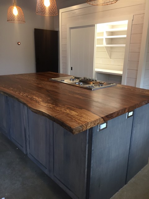 Live Edge Slabs Create Beautiful Counter tops - Contemporary - Kitchen ...