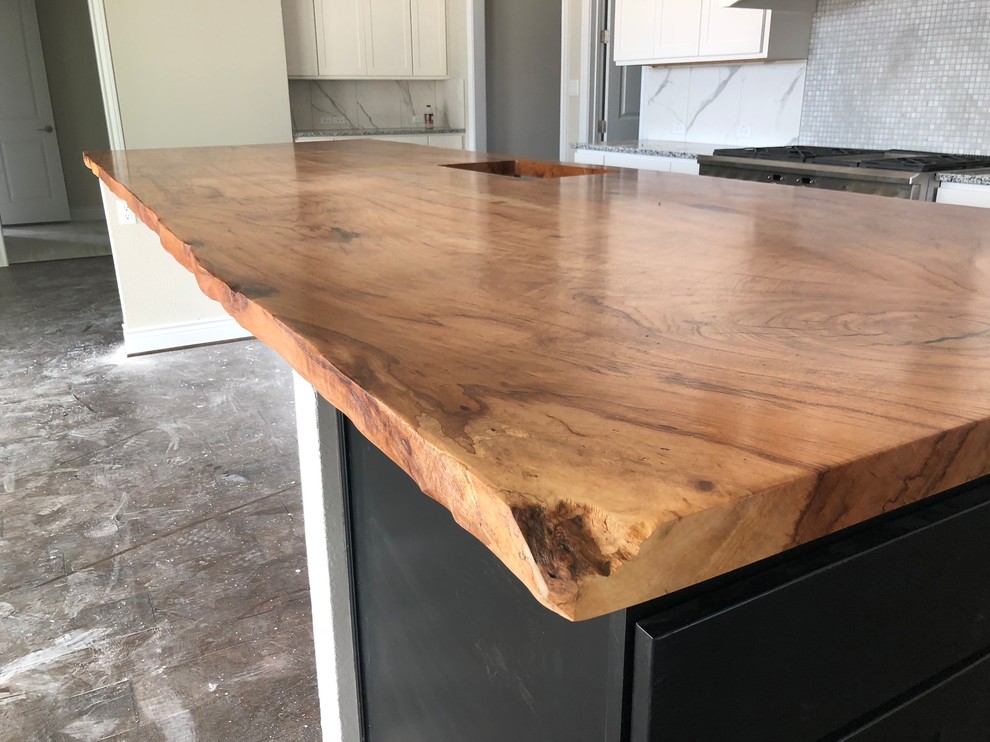 Live Edge Slabs Create Beautiful Counter tops - Contemporary - Kitchen ...