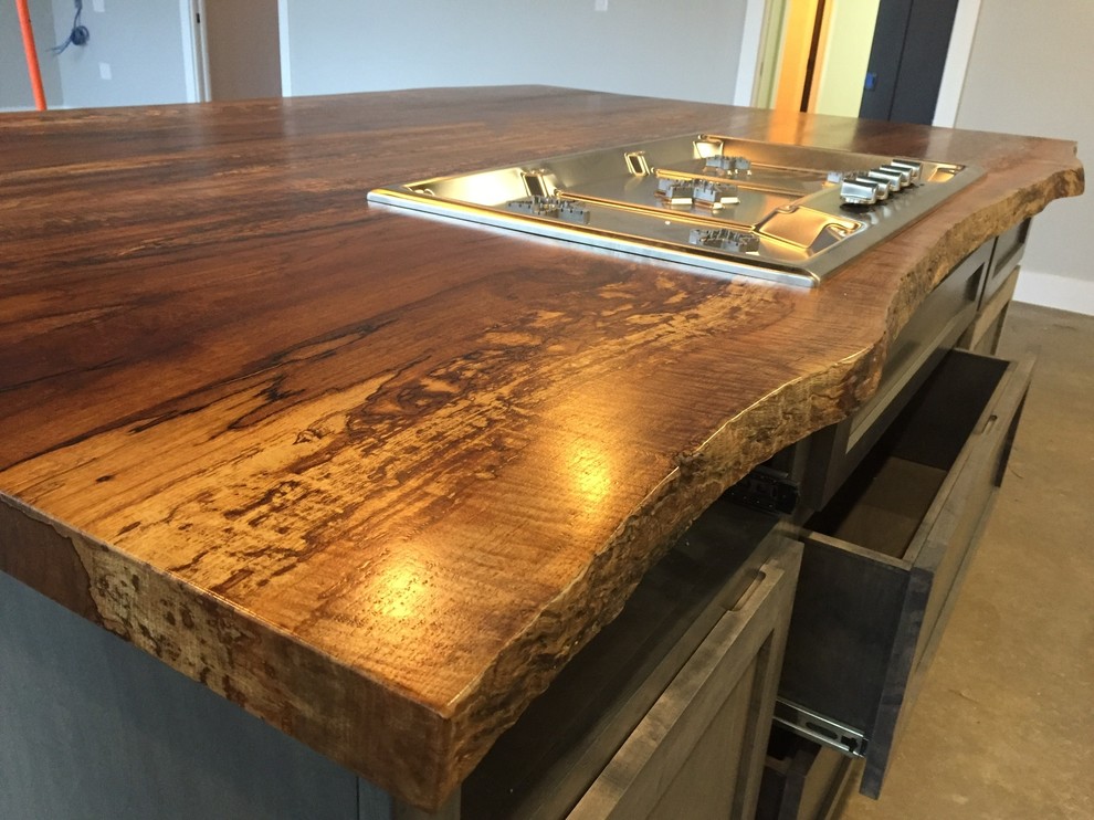 Live Edge Slabs Create Beautiful Counter tops - Contemporary - Kitchen ...