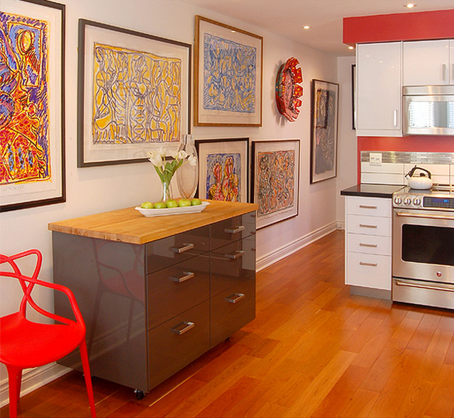 Living with Art - Modern - Kitchen - Toronto - by Just the Thing | Houzz