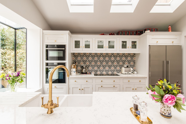 London Victorian Kitchen Extension - Transitional - Kitchen - Kent - by ...