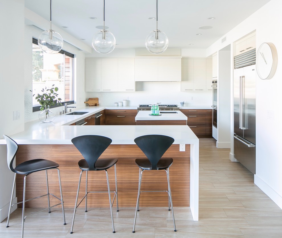 Long Beach Modern - Contemporary - Kitchen - Los Angeles - by Caileen ...