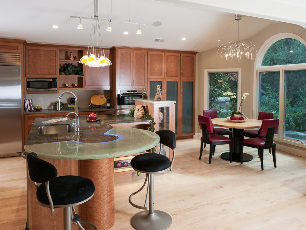 Los Altos Hi Tech Kitchen - Contemporary - Kitchen - San Francisco - by ...