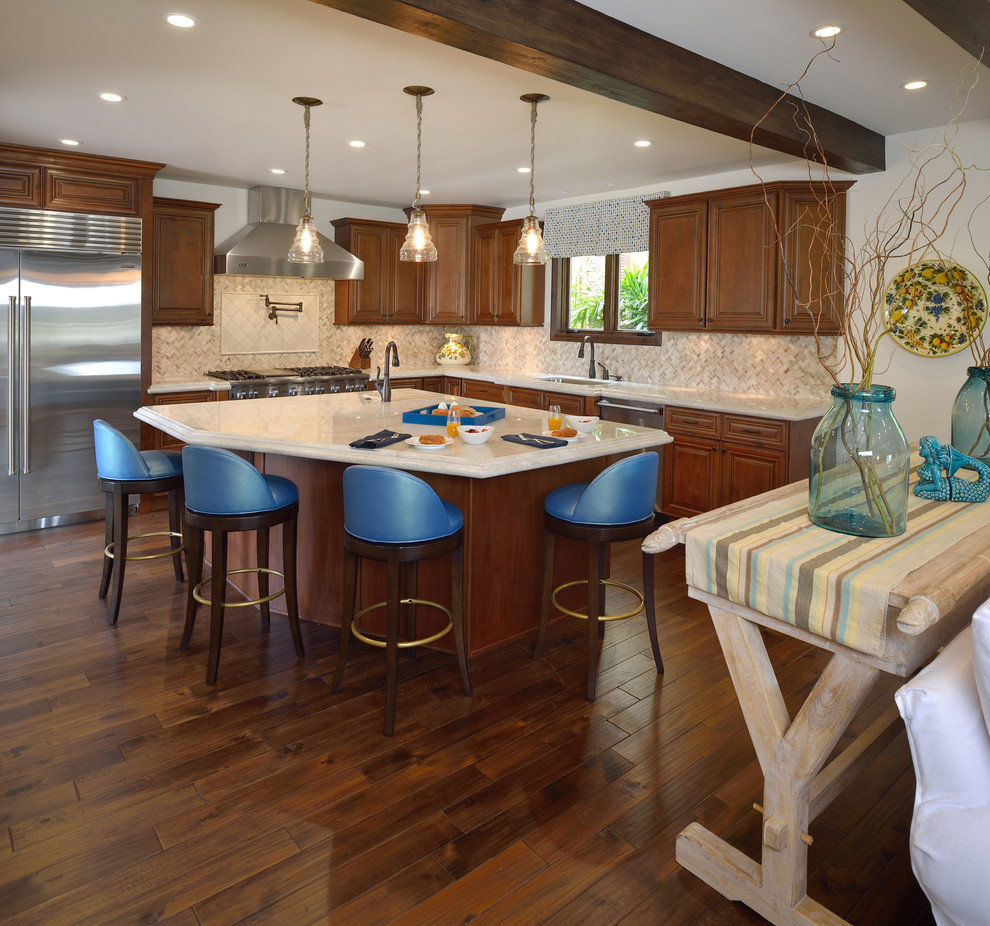 Lounging in La Jolla - Transitional - Kitchen - San Diego - by Laura ...