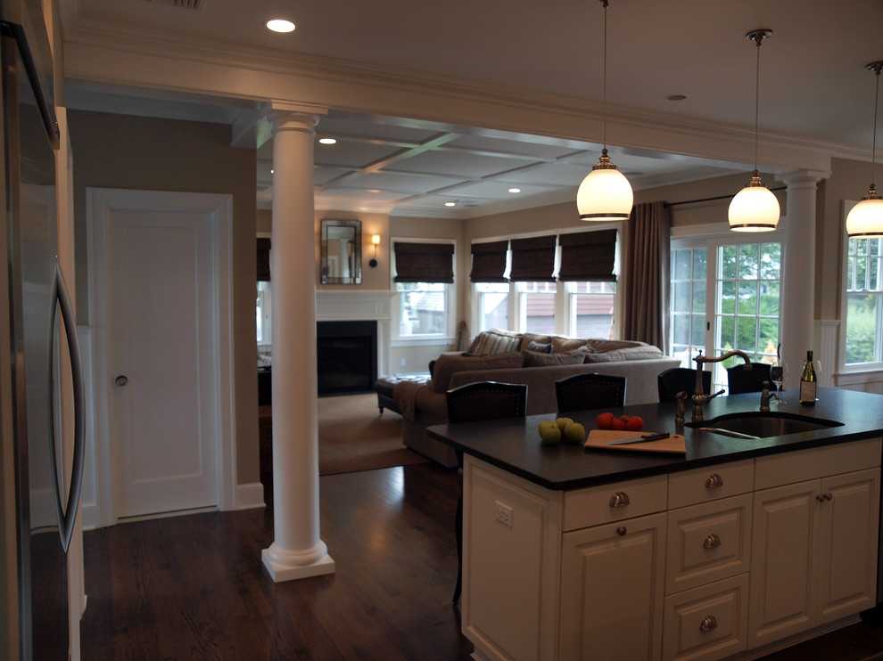 Low Walls/Interior Columns - Traditional - Kitchen - New York - by ...