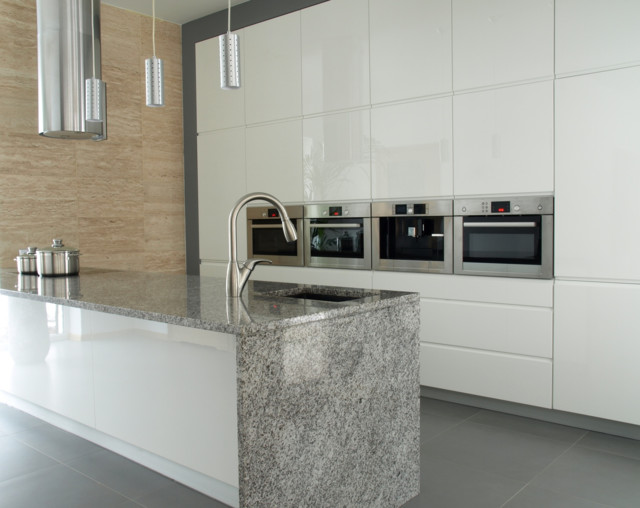 Luna Pearl Granite countertop - Modern - Kitchen - Philadelphia - by ...