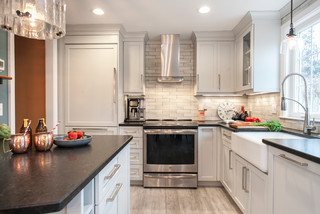 Lunar Gray Cabinetry - Transitional - Kitchen - Bridgeport - by Kitchen ...