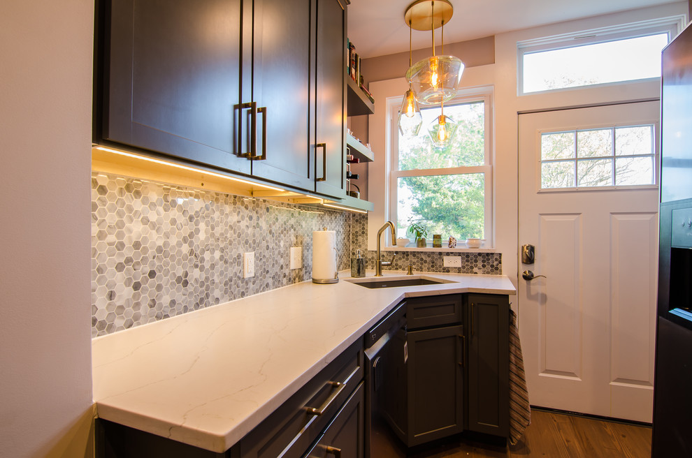 Luxe DC Rowhouse Kitchen - Contemporary - Kitchen - DC Metro - by Green ...