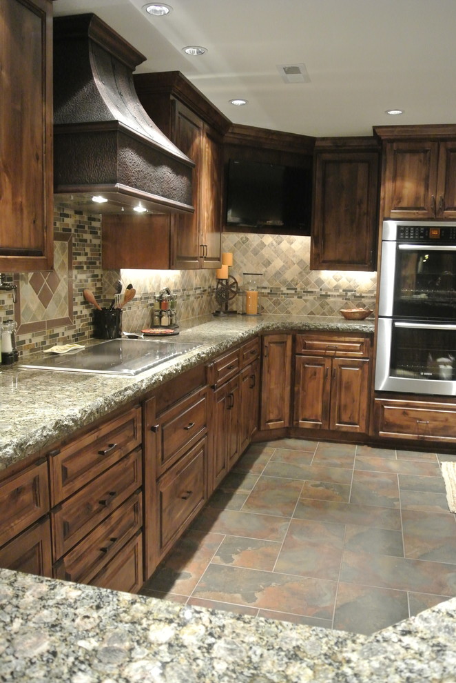 Luxe Hunting Lodge - Rustic - Kitchen - Omaha - by The Modern Hive | Houzz