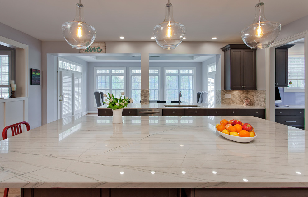 Oversized Kitchen Island - Modern - Kitchen - DC Metro - by RemodeLdc ...
