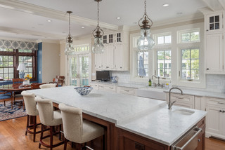 Luxury Custom Waterfront Home - Beach Style - Kitchen - Bridgeport - by ...