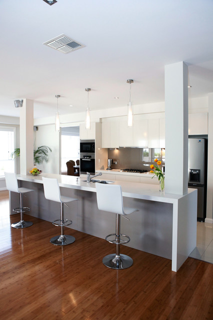 Luxury modern open plan kitchen - Modern - Kitchen - Sydney - by Omega ...