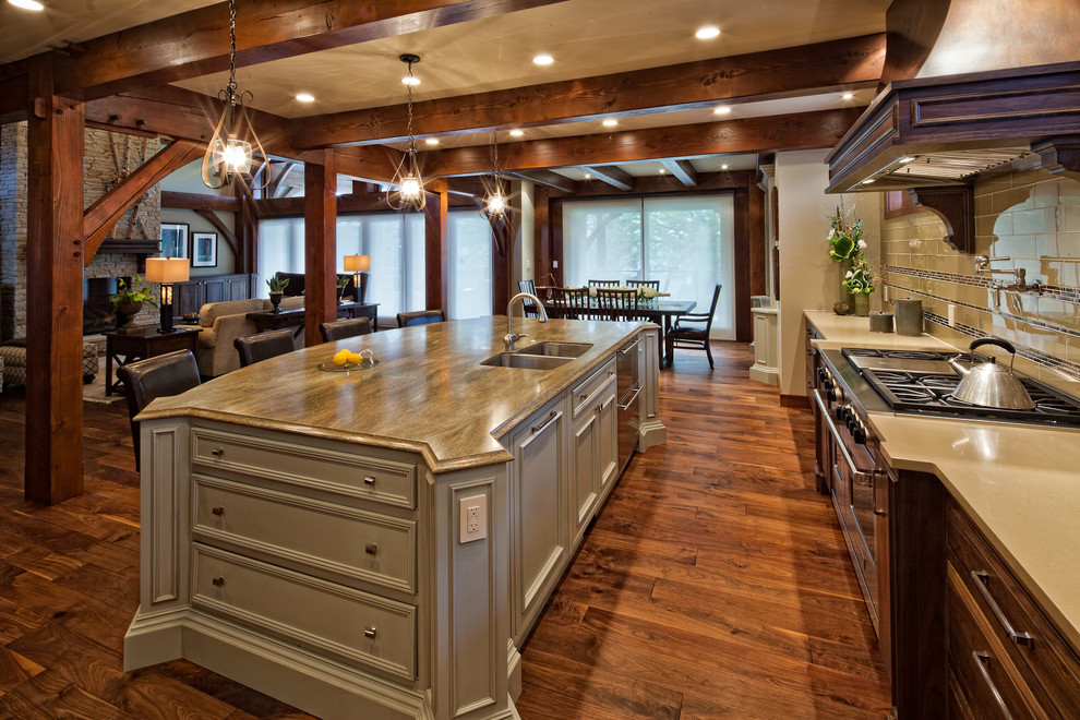 Luxury Timber Frame - Traditional - Kitchen - Vancouver - by ...