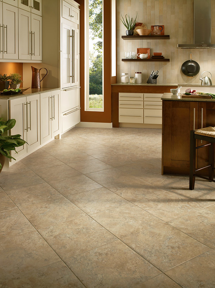 Luxury Vinyl Tile Kitchen - Transitional - Kitchen - Columbus - by Rite ...