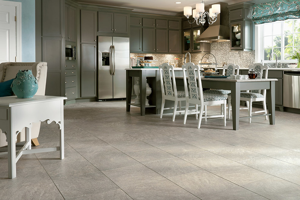 Luxury Vinyl Tile Kitchen - Transitional - Kitchen - Columbus - by Rite ...