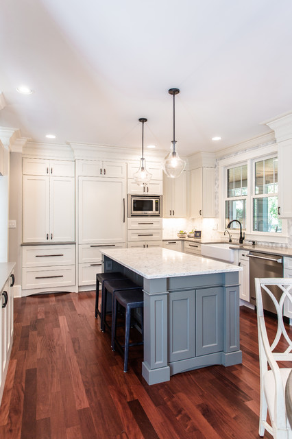 Makeover Turns '90s Space into Dream Kitchen - Transitional - Kitchen ...