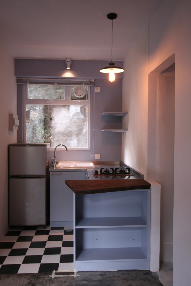 Making 350 square feet spacious and light! - Eclectic - Kitchen - Hong ...