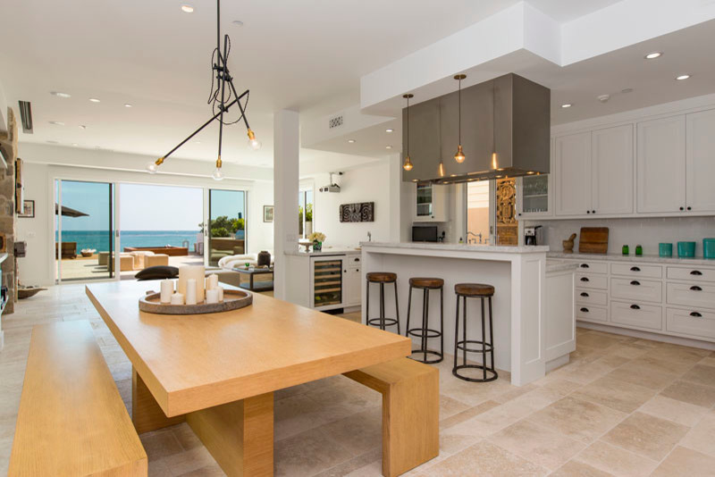 Malibu Road Beach Home - Beach Style - Kitchen - Los Angeles - by ...