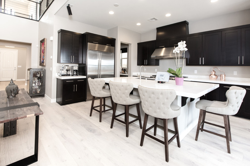 Man Cave Elegance - Traditional - Kitchen - Las Vegas - by Shades of ...