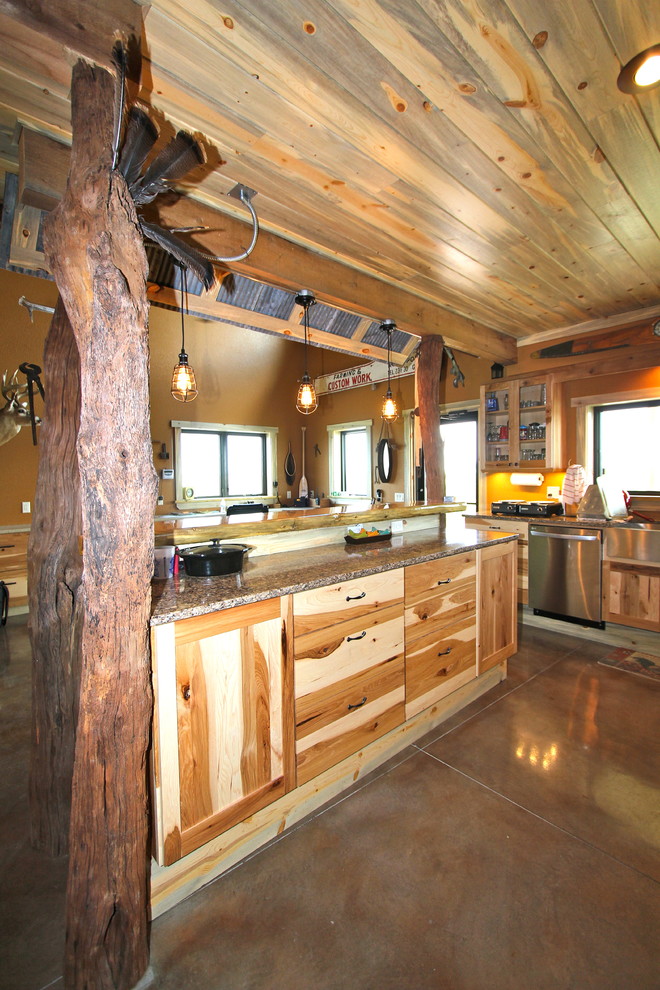 Man Cave Kitchen - Rustic - Kitchen - Omaha - by Merritt's Quality ...