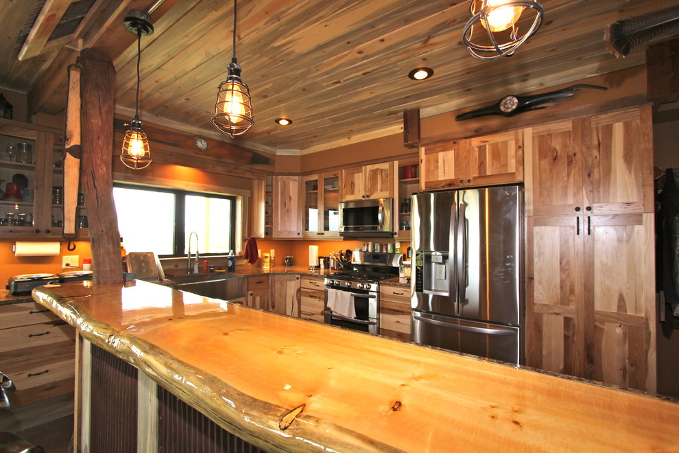 Man Cave Kitchen - Rustic - Kitchen - Omaha - by Merritt's Quality ...