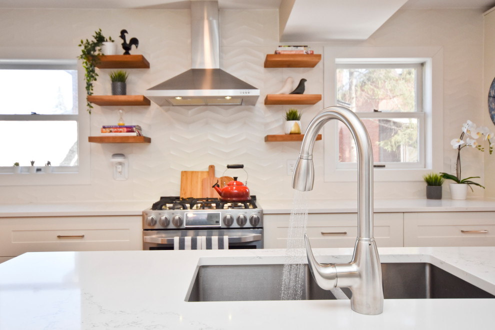 Maple Lane Kitchen Design Project - Contemporary - Kitchen - Ottawa ...