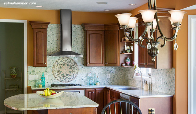 Maple, Marble & Mosaic - Traditional - Kitchen - New York - by Selma ...