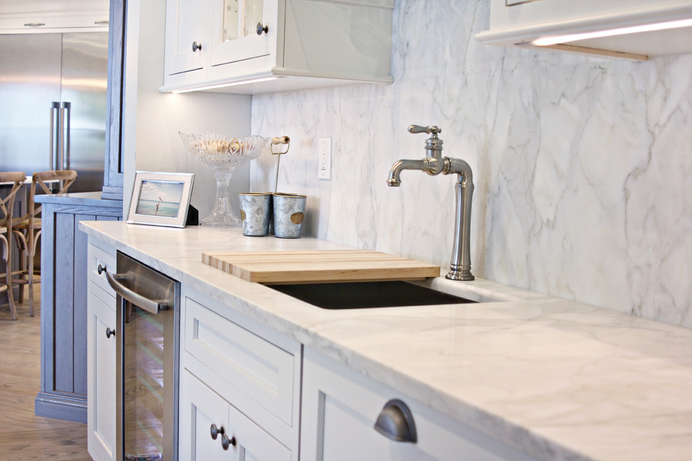 Marble in the Kitchen - Farmhouse - Kitchen - Other - by Stone Kitchens ...