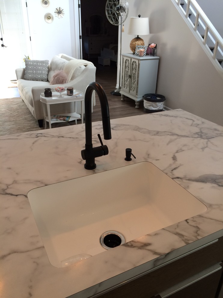 Marble Kitchen - Modern - Kitchen - Indianapolis - by Rabb & Howe ...