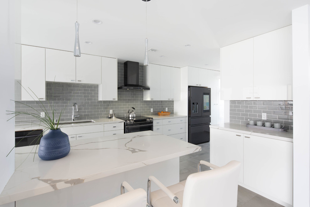 Marina del Rey - High Rise Penthouse - Contemporary - Kitchen - Los ...