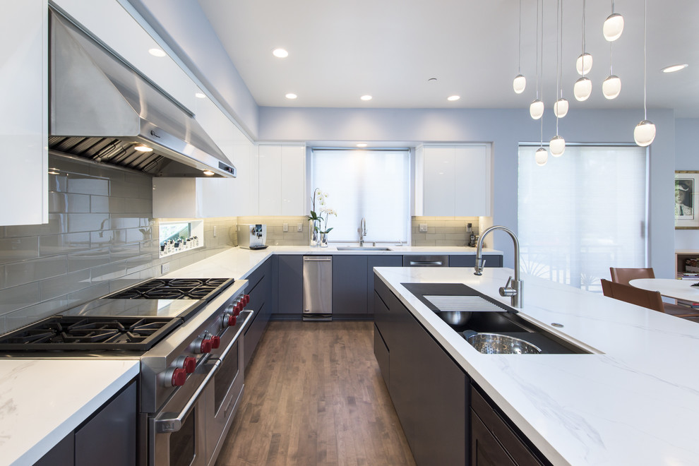 Marina Del Rey Modern Makeover - Contemporary - Kitchen - Los Angeles ...