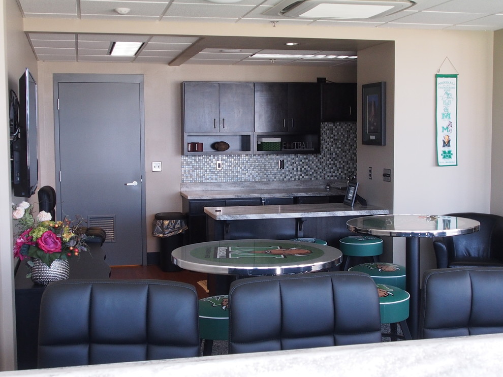 Marshall University Sky Box - Contemporary - Kitchen - Huntington - by ...
