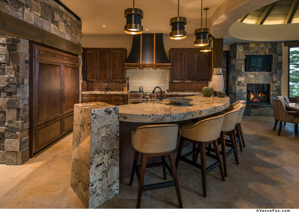 Martis Camp Masterpiece - Rustic - Kitchen - Sacramento - by Donald ...